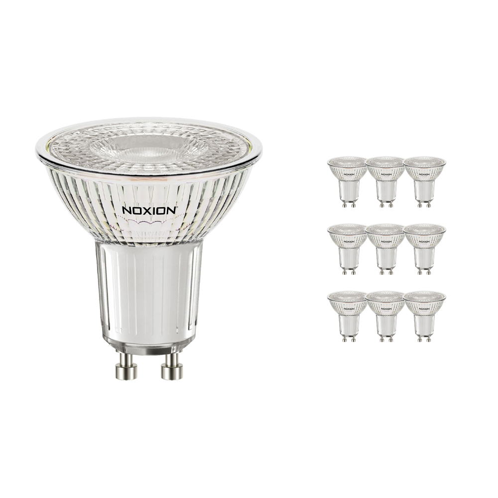 Lot 10x Noxion Spot LED GU10 PAR16 4.6W 345lm 36D - 840 Blanc Froid ...