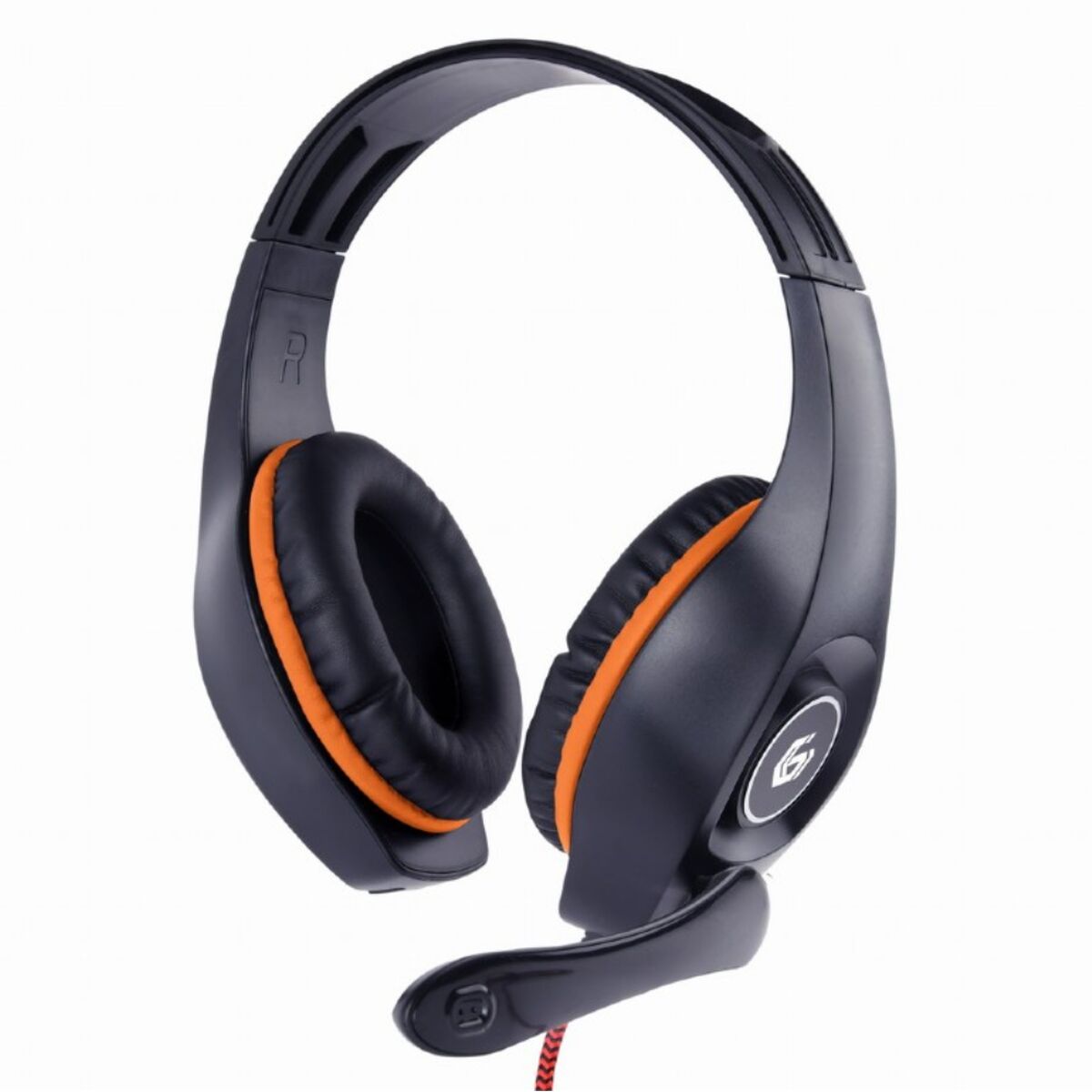 Casques avec Microphone GEMBIRD GHS-05-O Orange Noir/Orange | Leroy Merlin