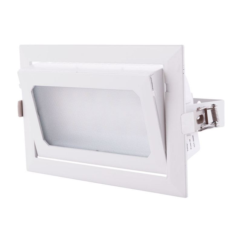 Spot Downlight LED 40W 6600Lm 2700ºK Rectangulaire Orientable 40 000H ...