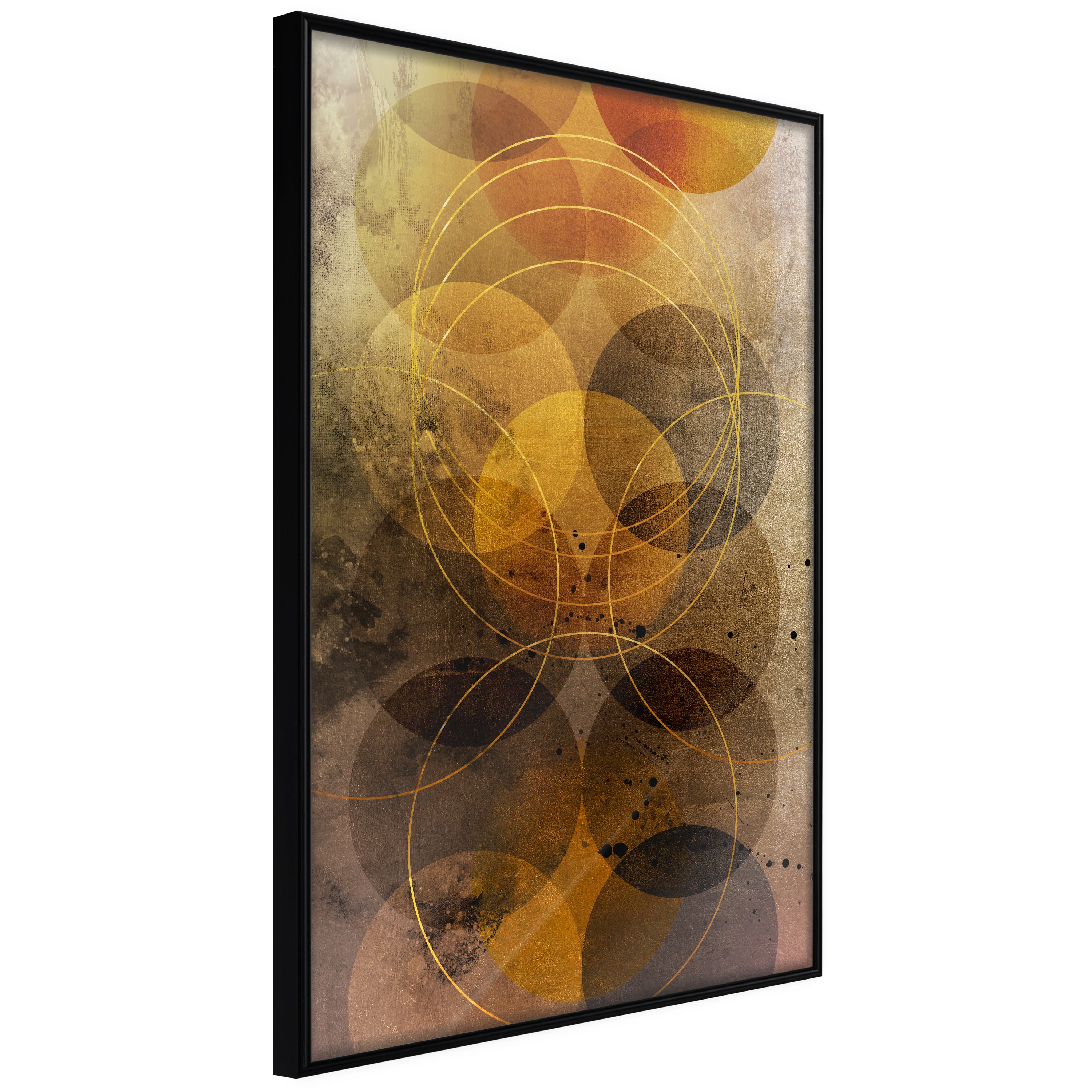 Poster et affiche - Golden Circles - 30x45 | Leroy Merlin