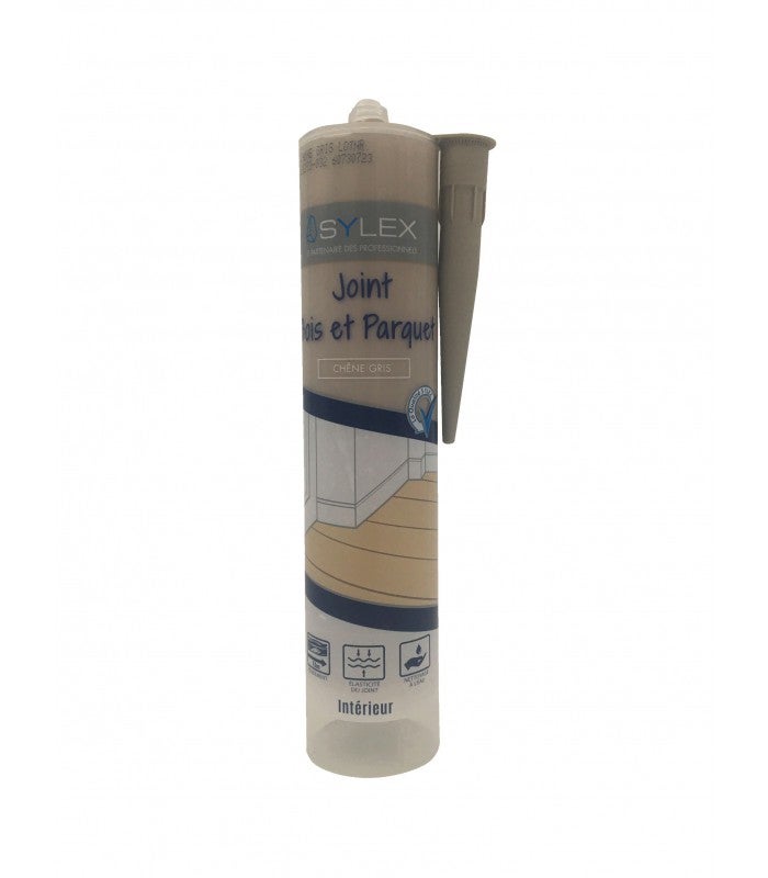 Mastic joint de finition bois et parquet Sylex (Chêne gris) | Leroy Merlin
