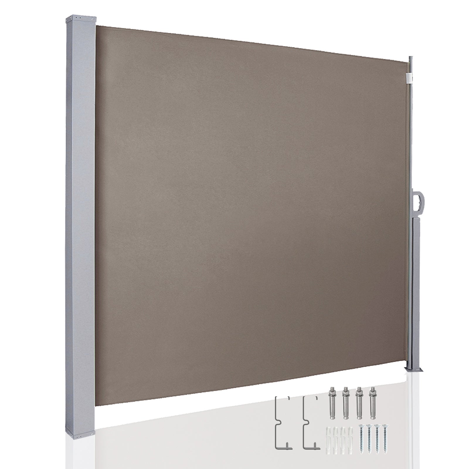 Toldo lateral Brise Vue Pantalla exterior retráctil para Balcón terraza ...