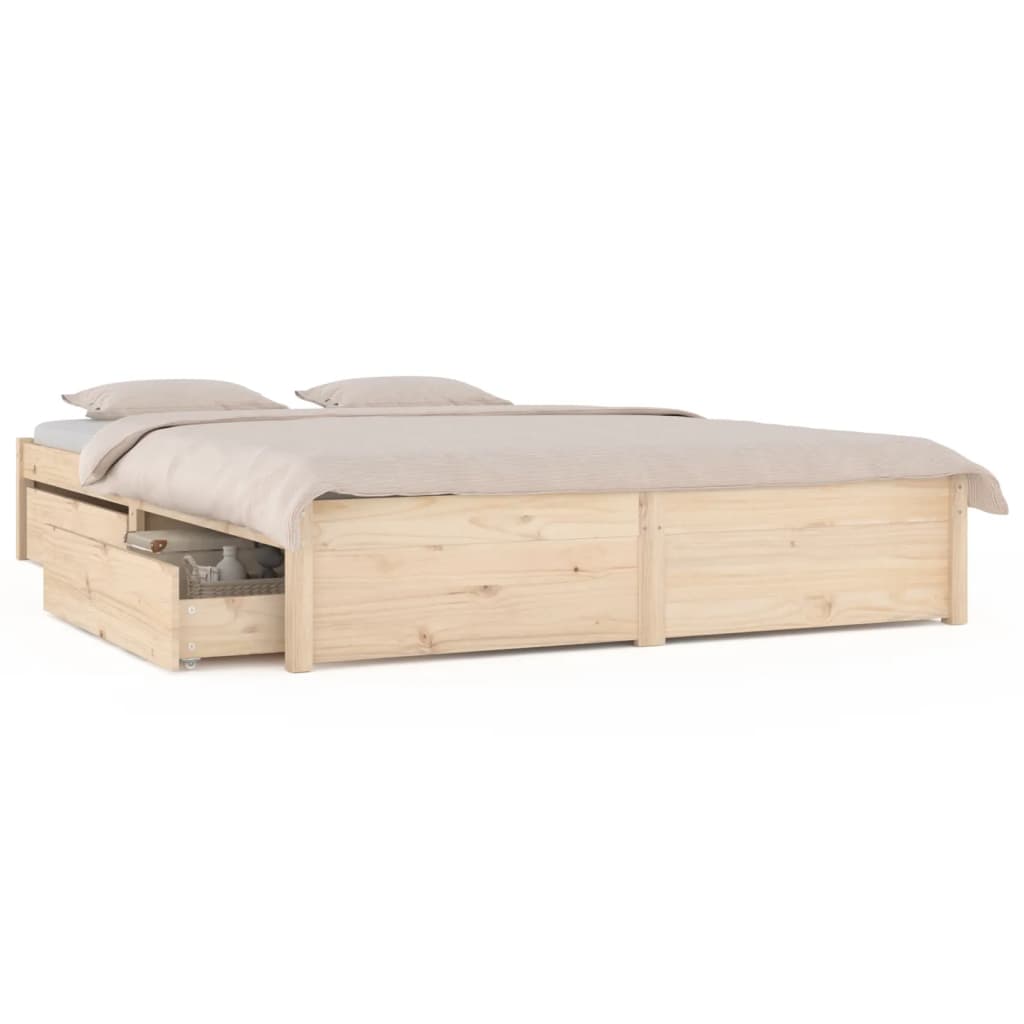 Estructura de cama con cajones 140x190 cm | Leroy Merlin