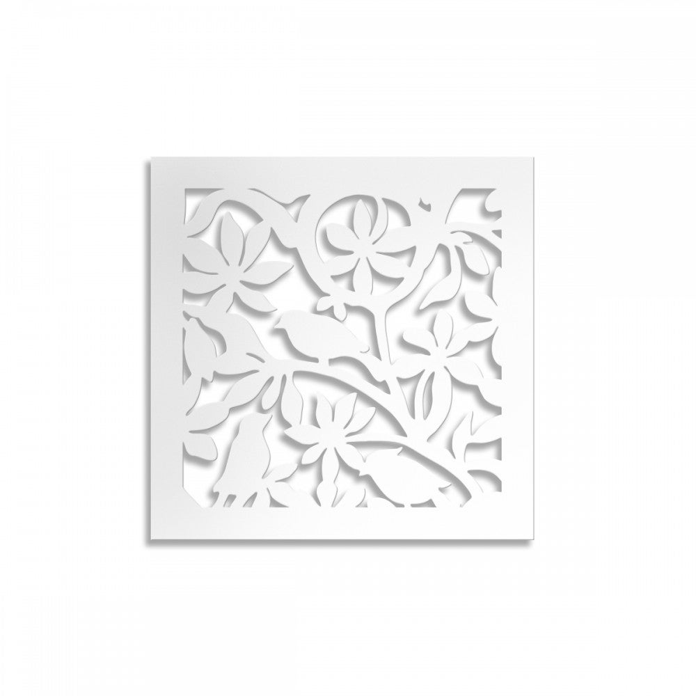 FIORI-UCCELLINI - Panel Cuadrado de PVC Perforado - PARASOL blanco ...