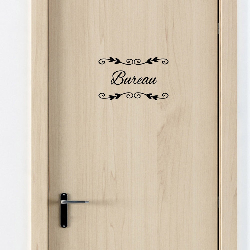 STICKER PORTE BUREAU DECO CHIC (I0301) | Leroy Merlin