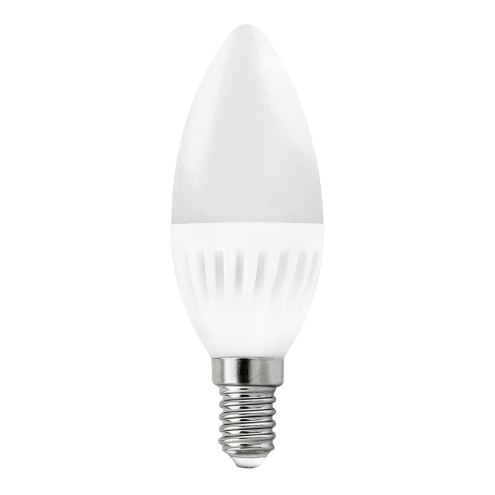 Bombilla LED Vela E14 10W Neutra Matel | Leroy Merlin