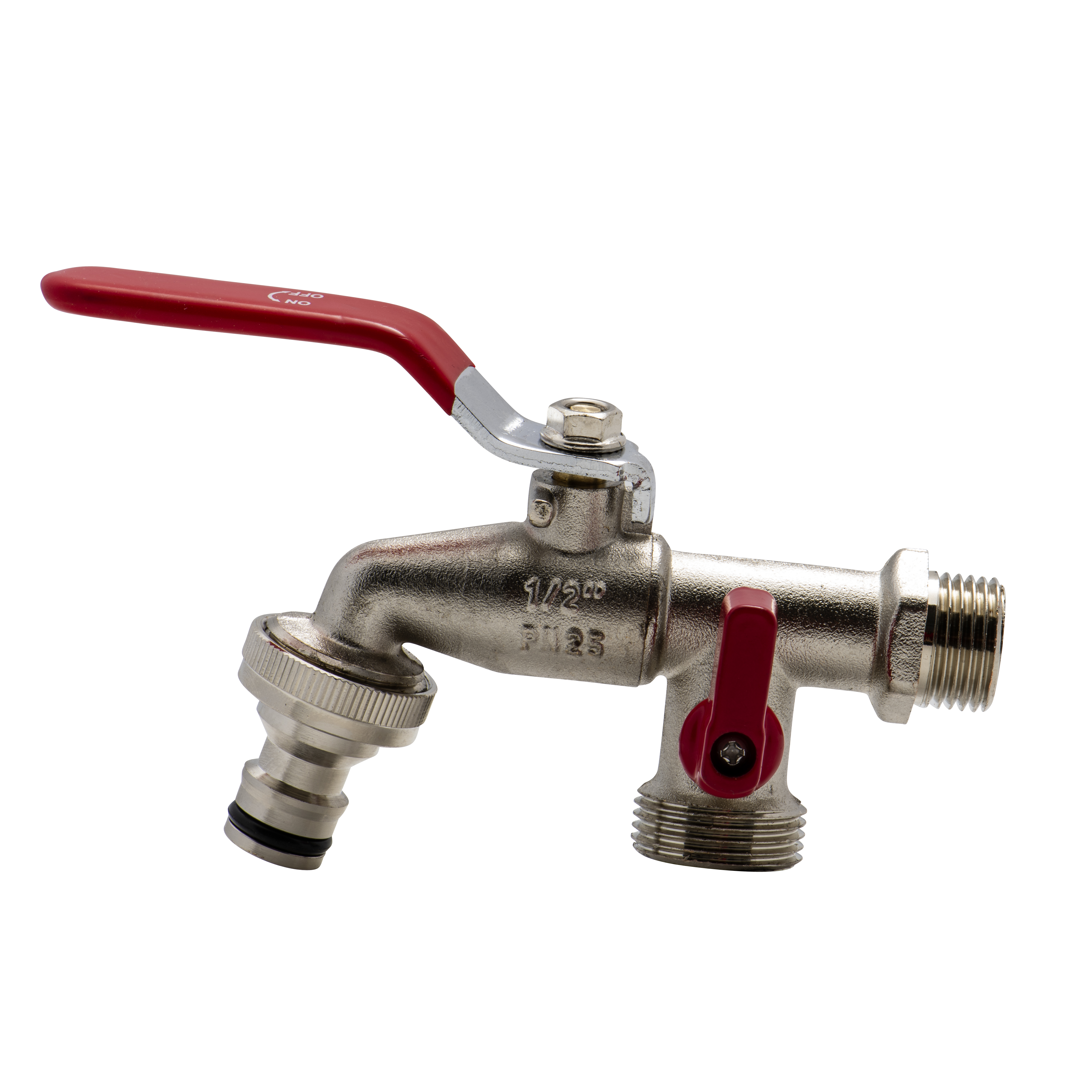 Robinet 1/4 de tour 2 sorties | Leroy Merlin