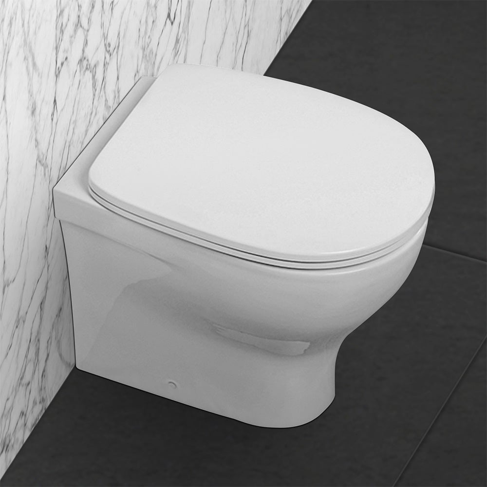 Wc encastré dans le mur sans rebord sans rebord série Azzurra Pratica ...