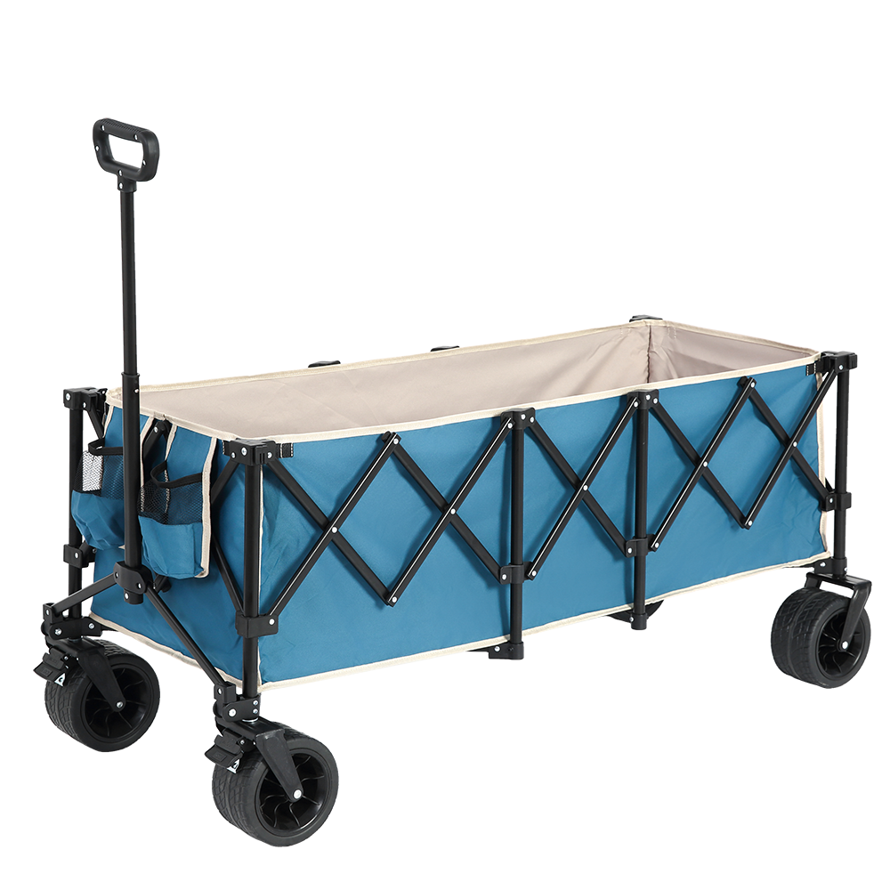 Carro plegable extensible, capacidad de carga de 100 kg, carrito de ...
