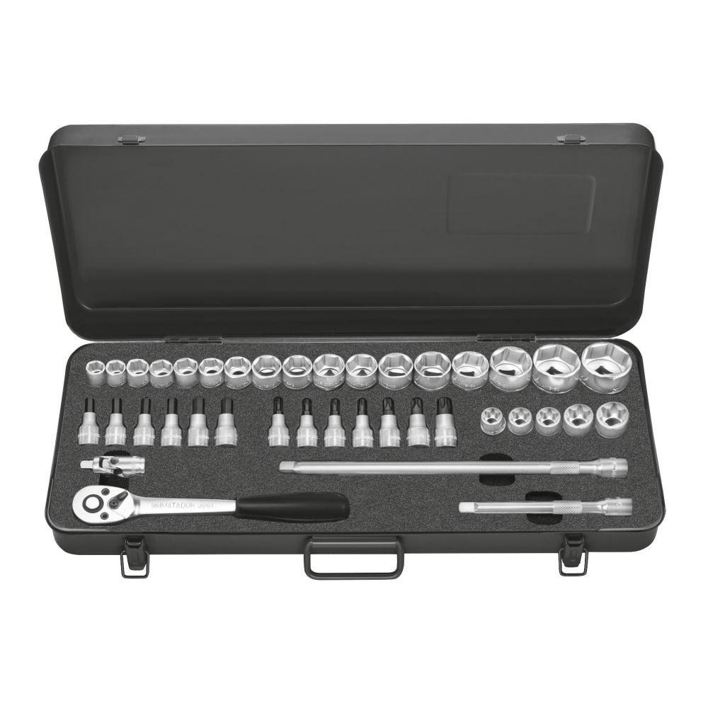 Set de socket 6-Kt. (3/8 pouces) mm | Leroy Merlin