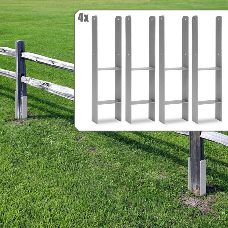 Anclaje de poste Manguito de suelo Soporte de poste Soporte de poste ...