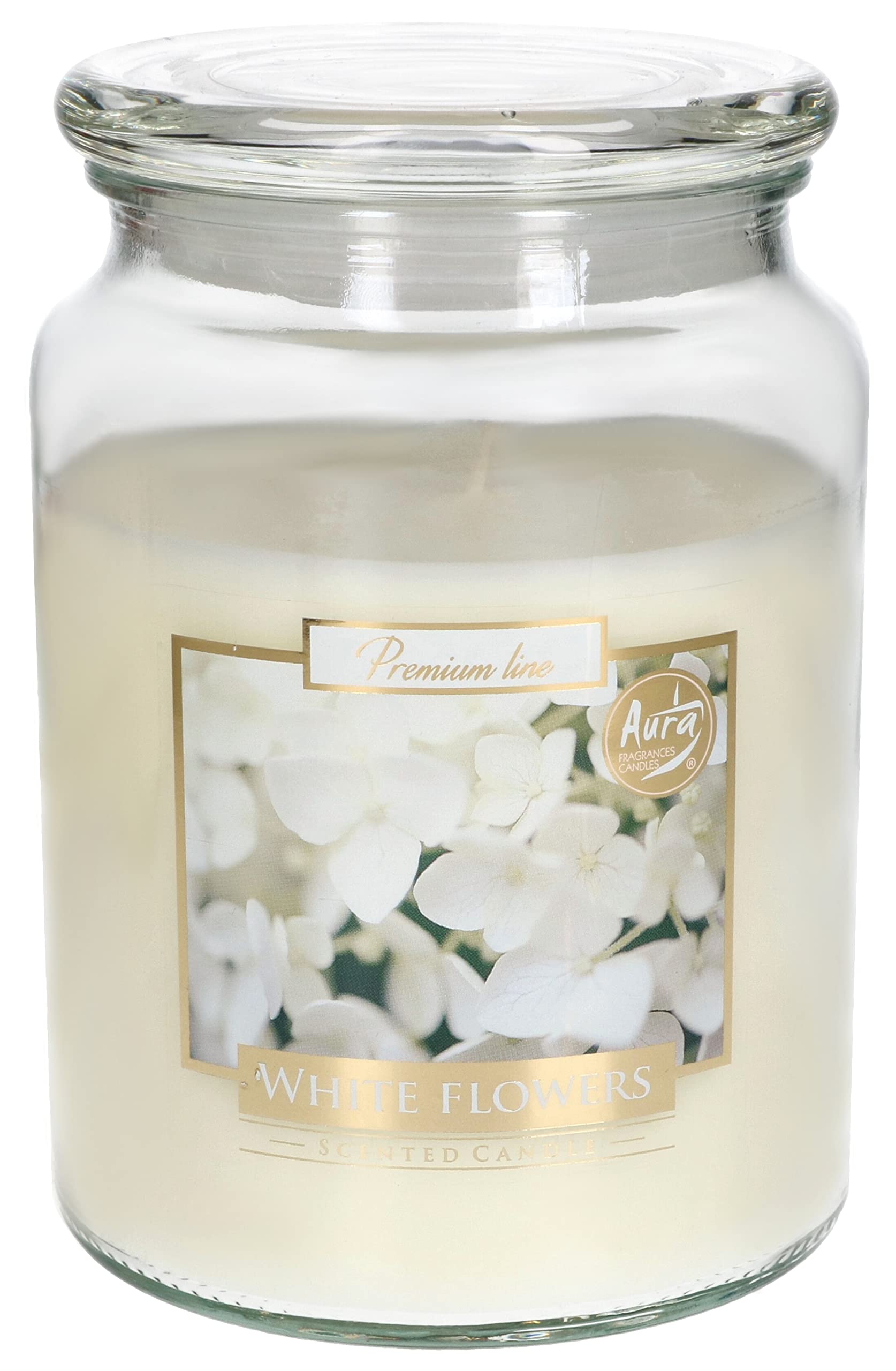 Vela perfumada en vaso con tapa - Idea de regalo - Velas decorativas de aromaterapia (Grande ...