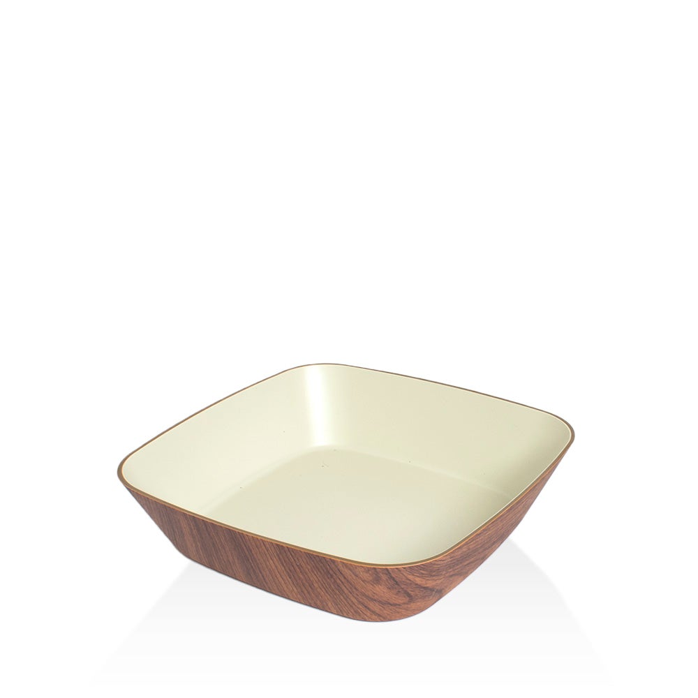 Ensaladera Cuadra Snack Blanco PS 25x25cm 6 unidades | Leroy Merlin