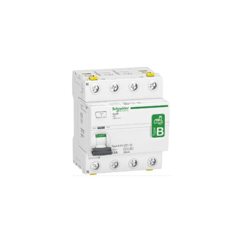 Interrupteur différentiel 63A Acti9 iID - Type B-EV - 4 pôles - 30mA ...
