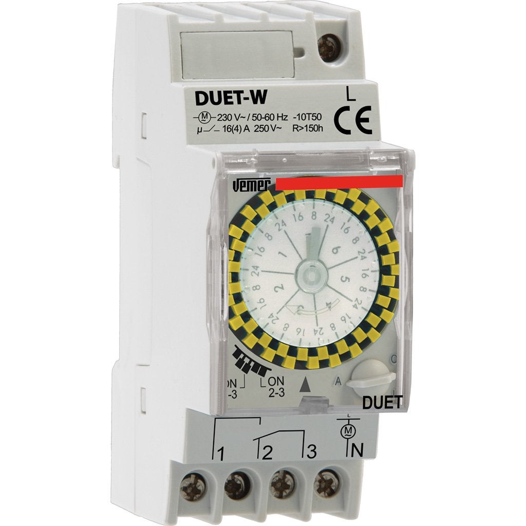 VEMER VE125100 DUET-W - Interruttore Orario Elettromeccanico a ...