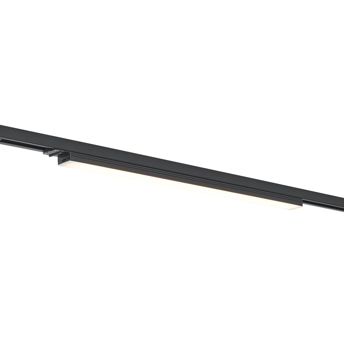 Qazqa moderne rail d éclairage - Iconic Tsiri - noir, led intégrée 15w ...