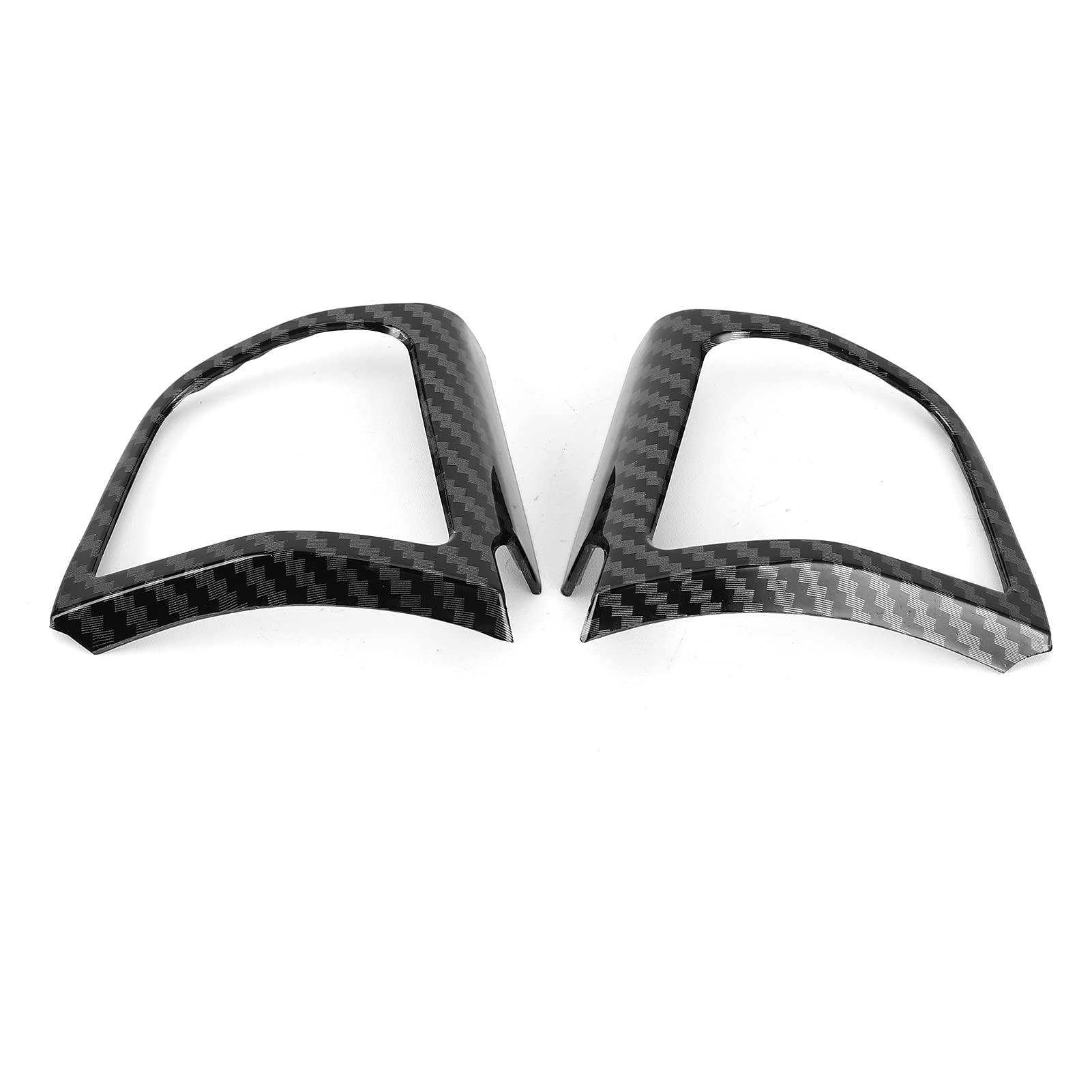 Garniture de panneau de volant en fibre de carbone pour cadre de bouton de style adapté à la ...