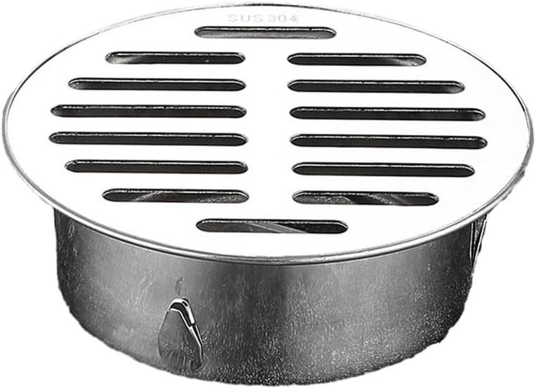 Siphon de sol rond en acier inoxydable de 110 mm - siphon de sol ...