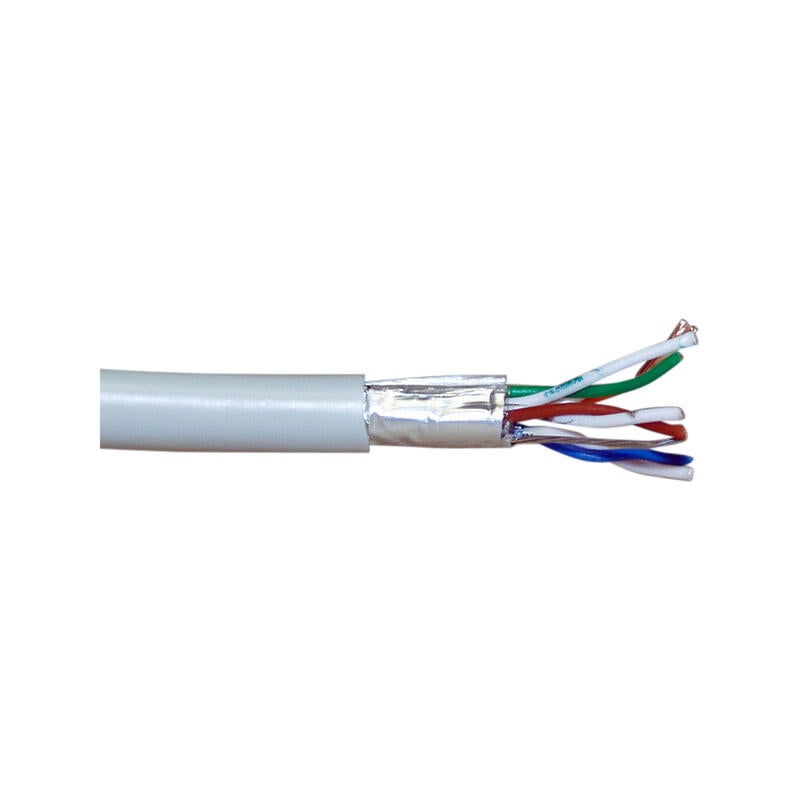 C ble r seau ftp en ligne cat.5e awg26 cca pvc gris 300m | Leroy Merlin