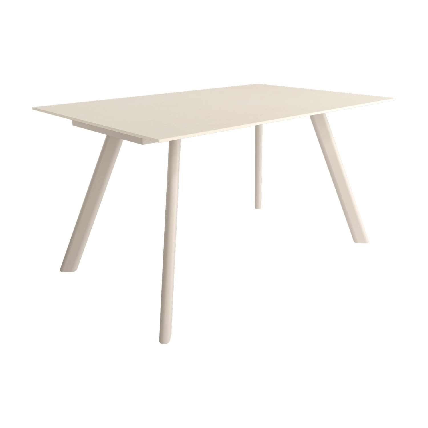 MESA RECTANGULAR FIJA OMAN - MARFIL - 160x90cm | Leroy Merlin