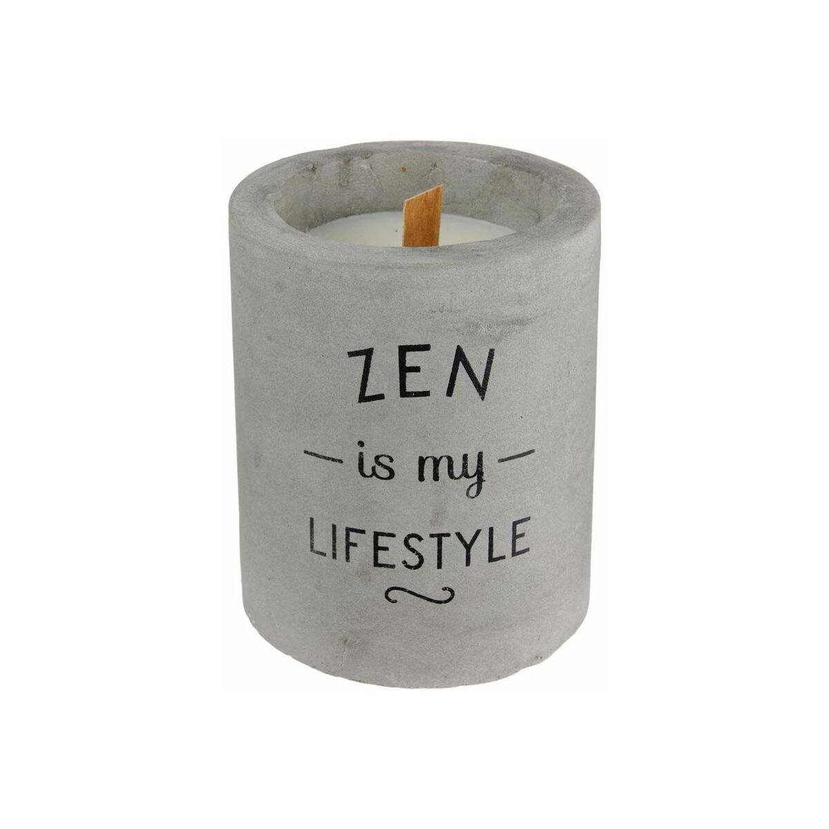 Bougie senteur linge frais pot en ciment Zen is my lifestyle The Home ...