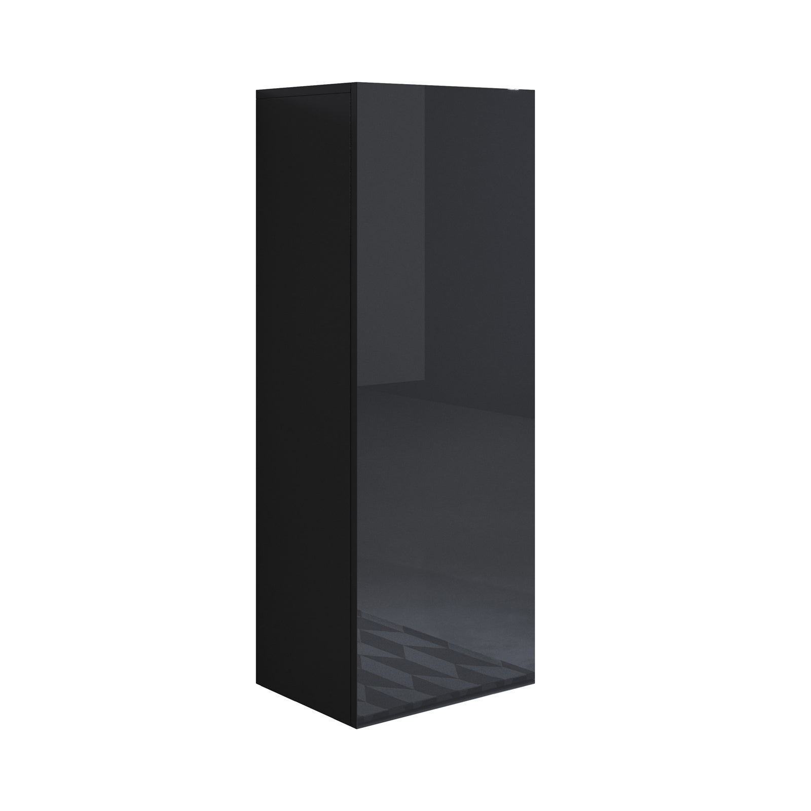 Armoire murale 1 porte | Meuble de Rangement suspendu | 40x126x29cm | 3 ...