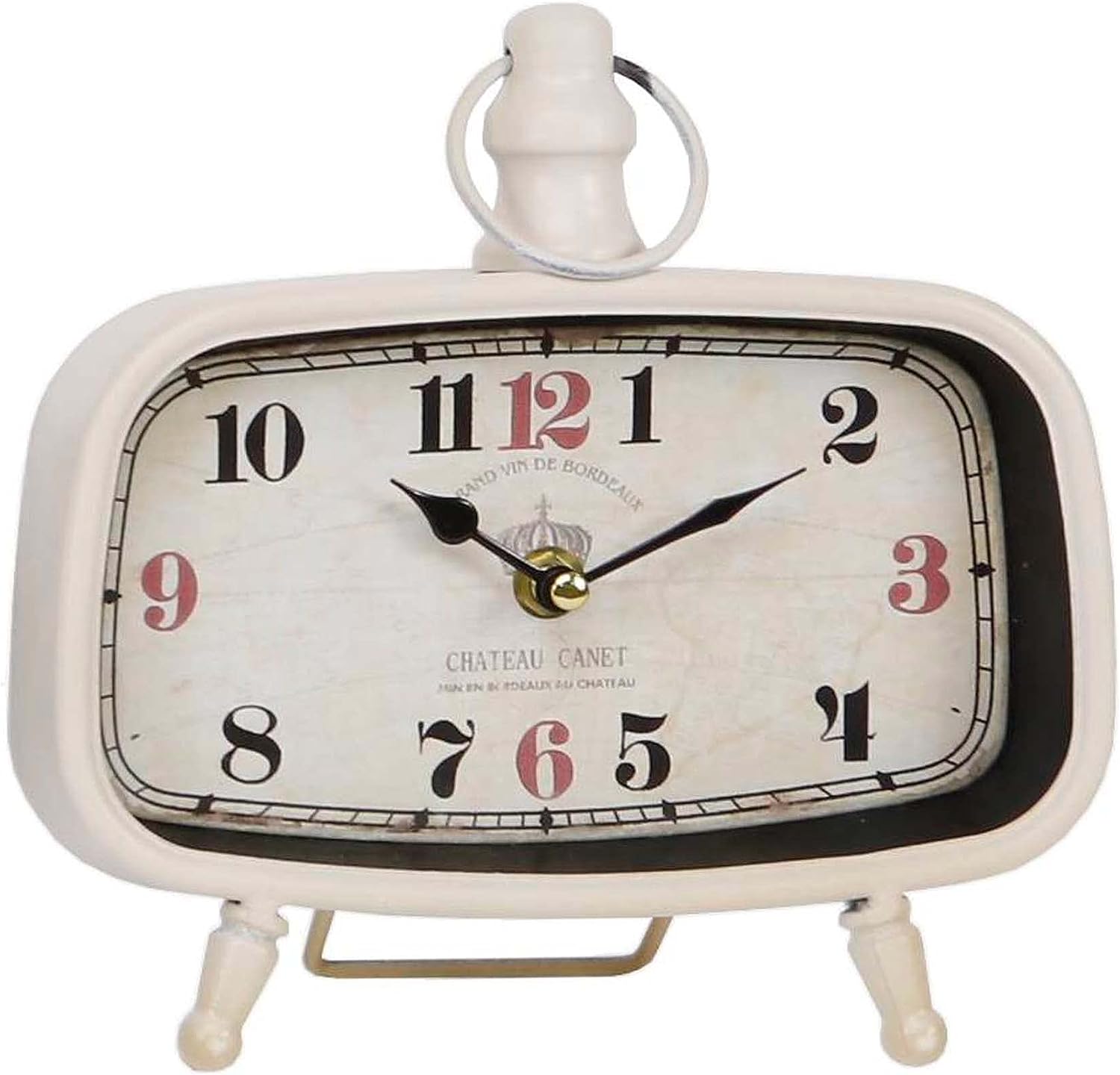 Horloge de Table Vintage - Crème | Leroy Merlin