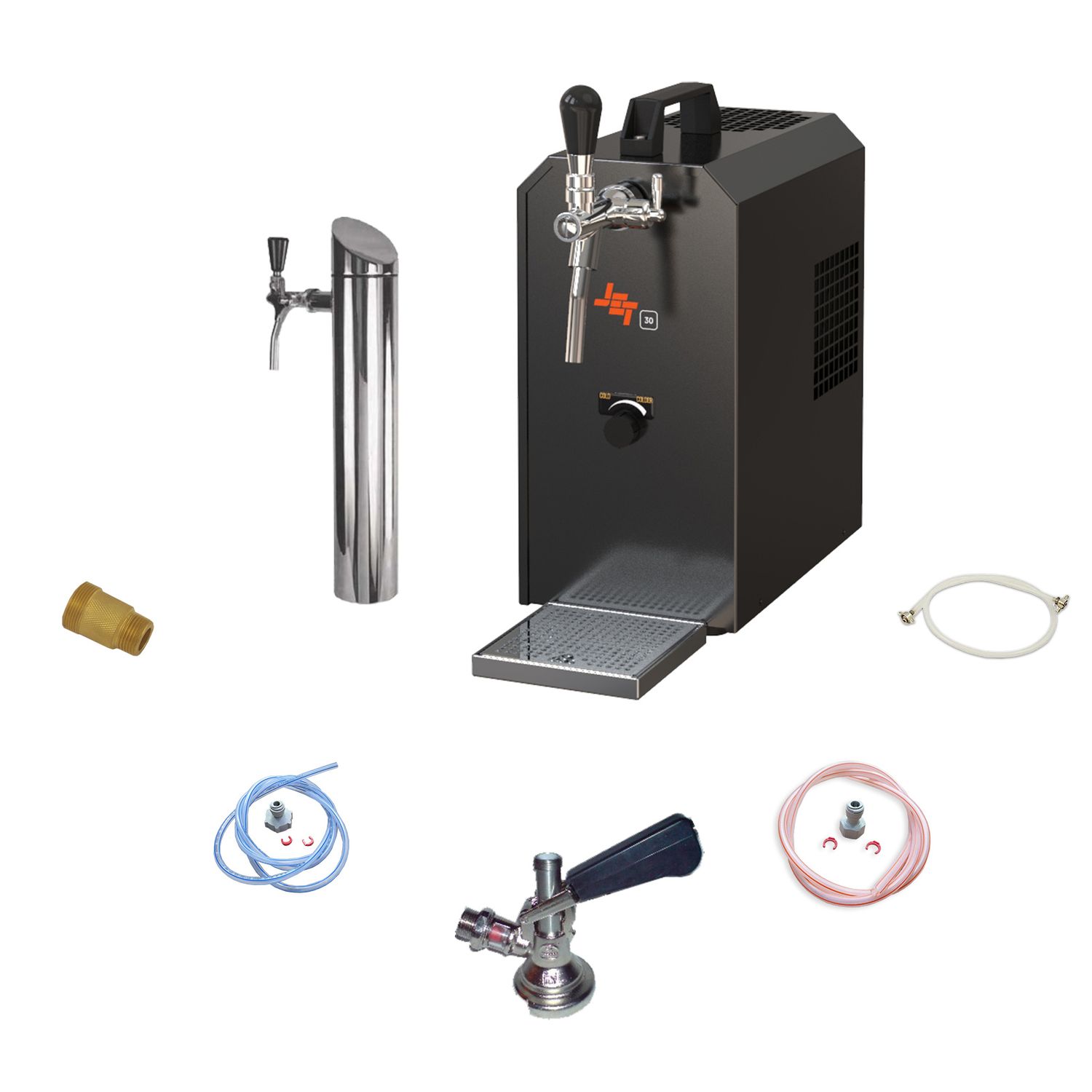 Ensemble complet - Tireuse a biere avec pompe à membrane - JET 30K ...