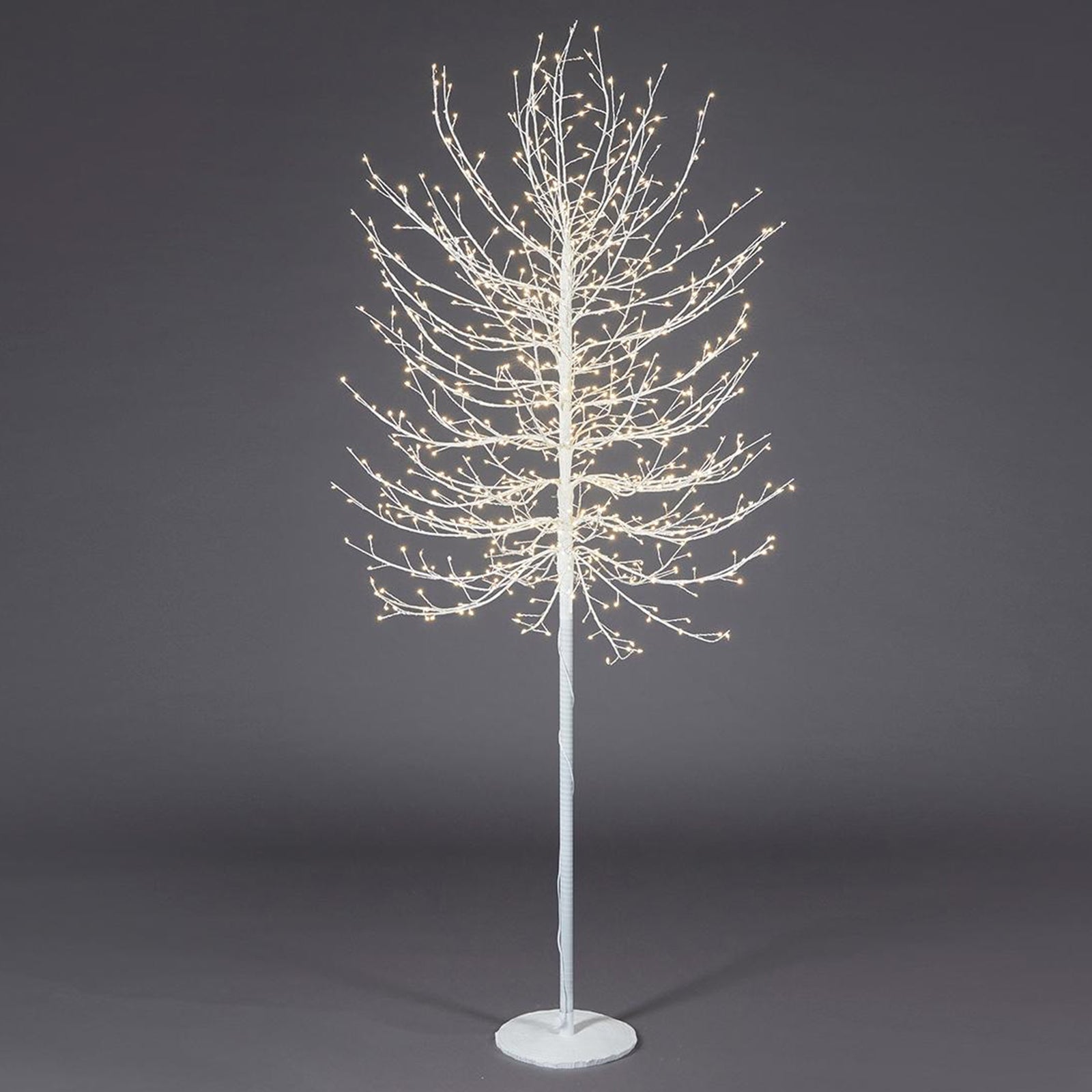 Albero luminoso "Faggio" tronco lungo rami a microled luce calda da ...