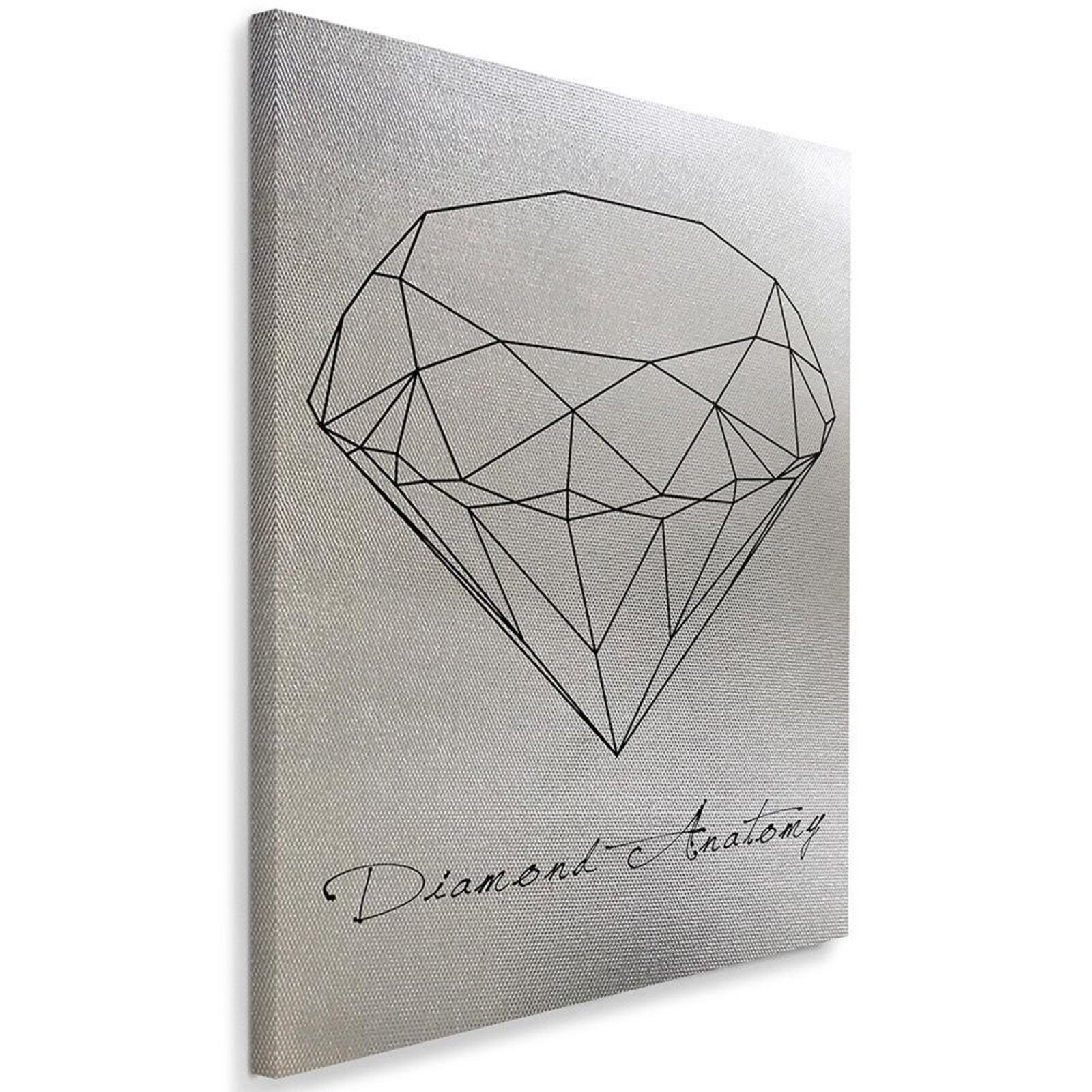 Tableau diamant dessiné 1 - 50 x 70 cm | Leroy Merlin