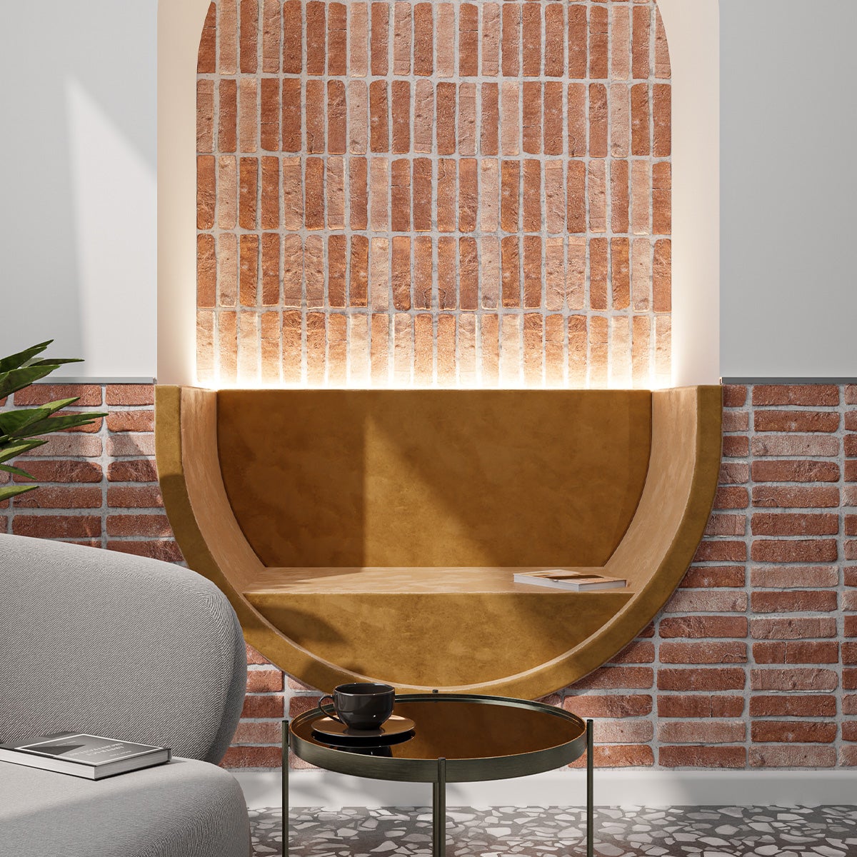 Piastra di rivestimento - BADEN RED - Modulo - 1m² - interno/esterno | Leroy Merlin