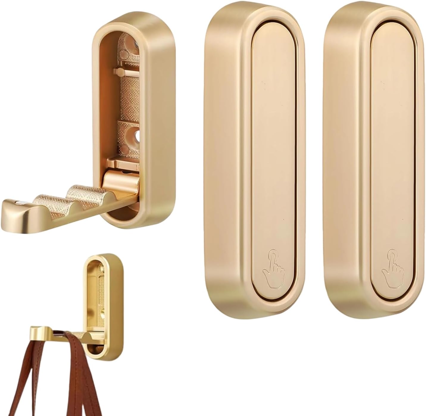 2 crochets muraux pliables,crochets muraux en aluminium,patères ...