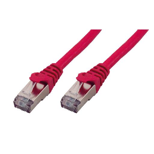 Cordon de brassage RJ45 CAT 6 A S/FTP LSZH MCL 2m Rouge | Leroy Merlin