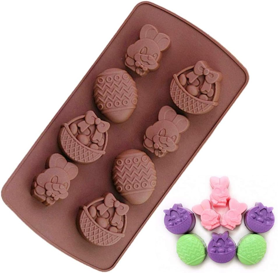 Pâques Silicone Gâteau Lapin De Pâques Oeuf Moule à Gâteau Bonbons ...