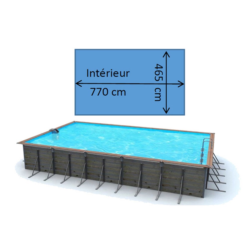 Piscine waterclip leros 8,30 x 5,20 x 1,47 m | Leroy Merlin