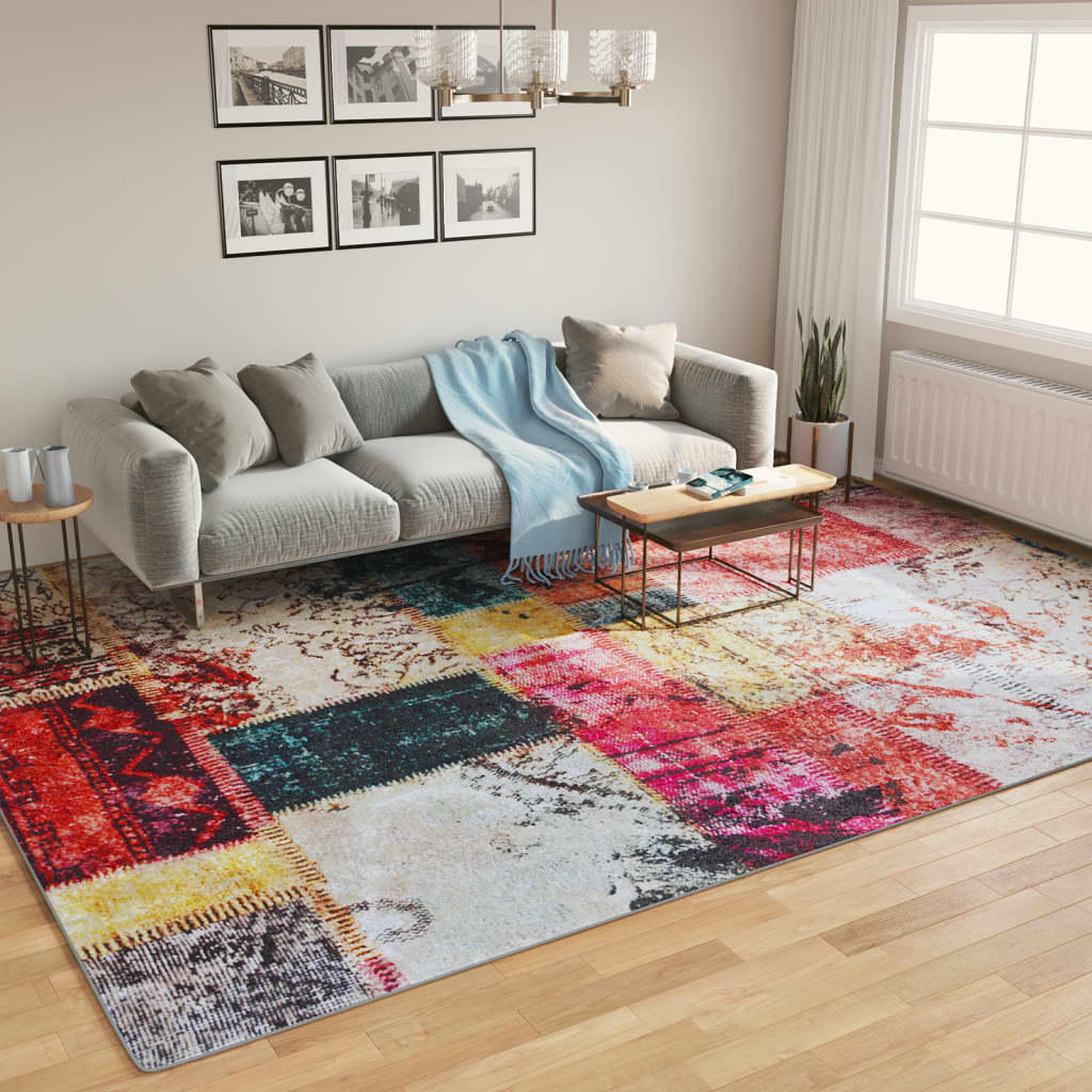 Maison Exclusive - Tapis lavable multicolore 400x300 cm antidérapant ...