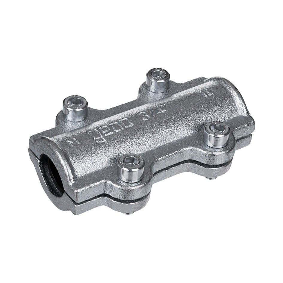 GEBO Collier de réparation Long DS fonte malléable galvanisée 1''1/2 ...