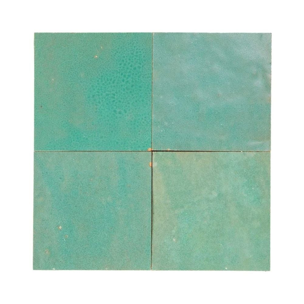 Zellige Marocain - 10x10 cm - Carrelage mur - Terre De Zellige 10x10 cm ...