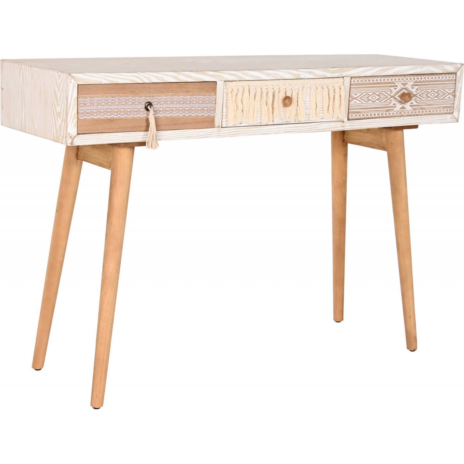 Console chic blanche épicéa pour élégance entrée 120 x 35 x 80 cm Blanc ...