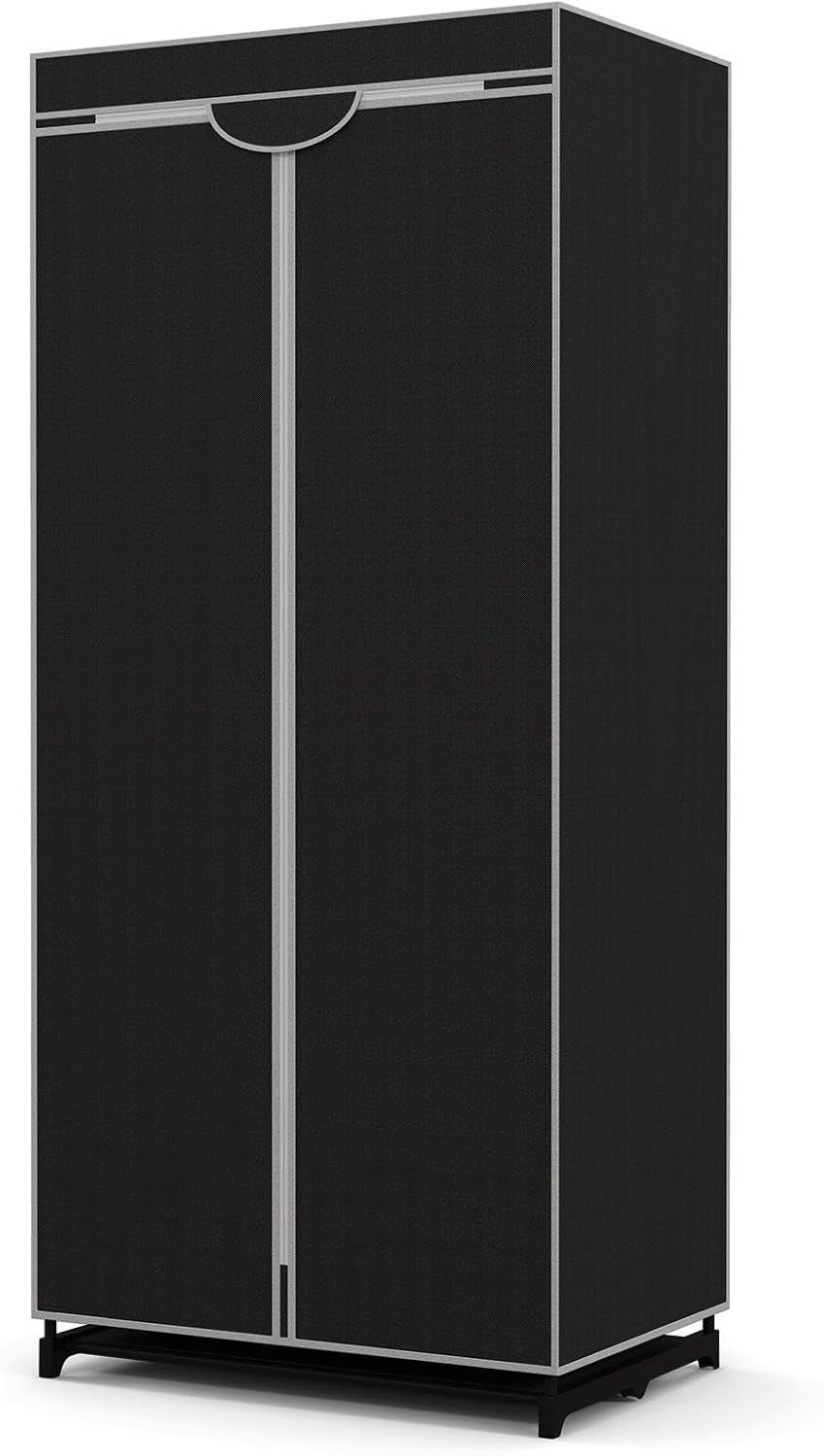 Pendrie en Tissu avec Housse- 74 x 50 x 172CM- 3 Parties d'espace de ...