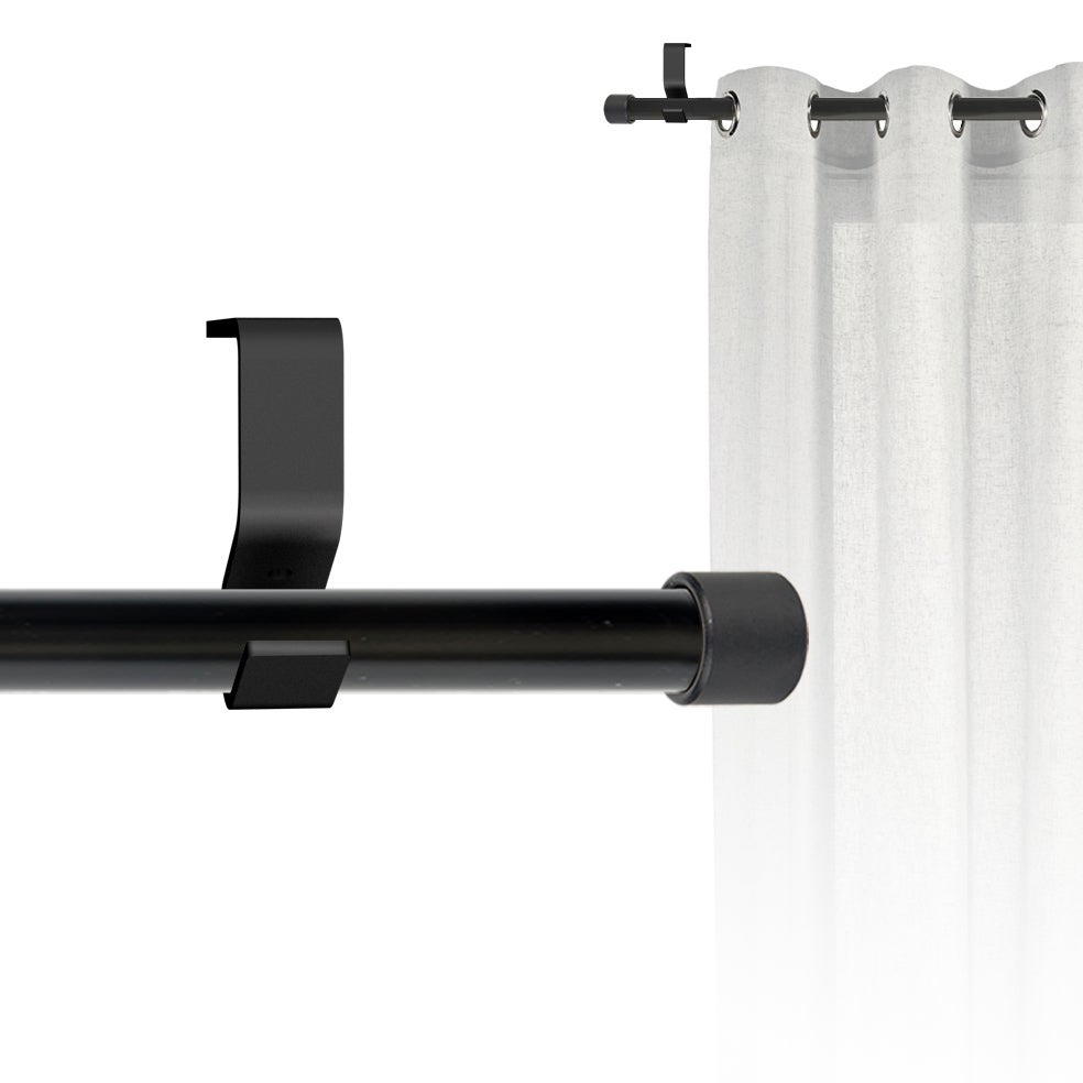 Set barra de metal de cortina con Diámetro 22mm, Kit barra de cortina a ...