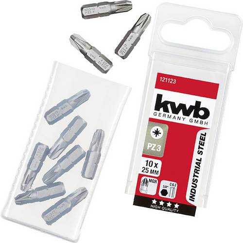 Kwb 121123 Embout cruciforme PZ 3 acier 10 pc(s) | Leroy Merlin