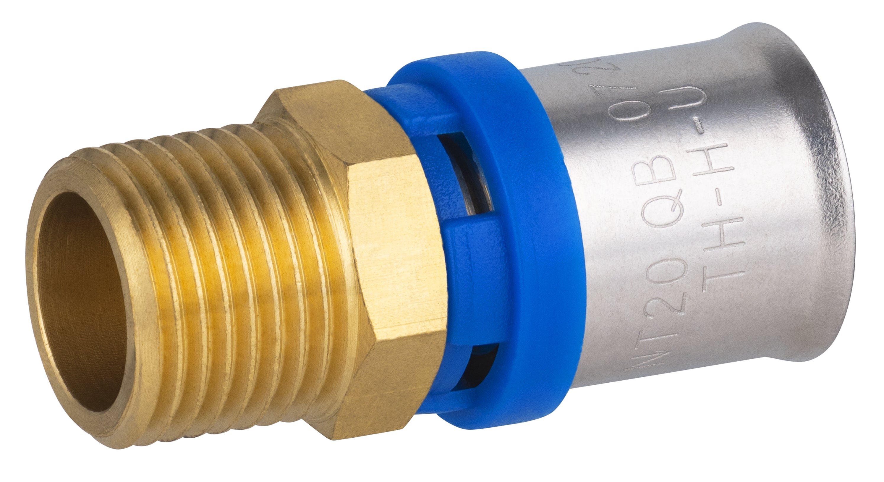 Raccordo multistrato a pressare ø20 - maschio 1/2 NT | Leroy Merlin