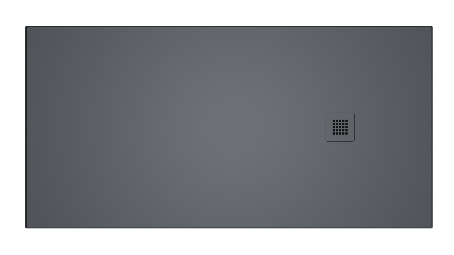 PIATTO DOCCIA IN RESINA LM SLATE - 130X100 - RAL 7015 - Colore grafite ...