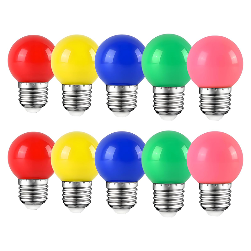 Paquete de 10 bombillas LED E27 de 2 W, ángulo de 360°, CA 220 V-240 V ...
