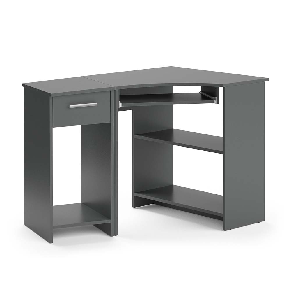 Vicco Bureau dangle Odin, Anthracite, 83x76cm Set avec armoire PC ...