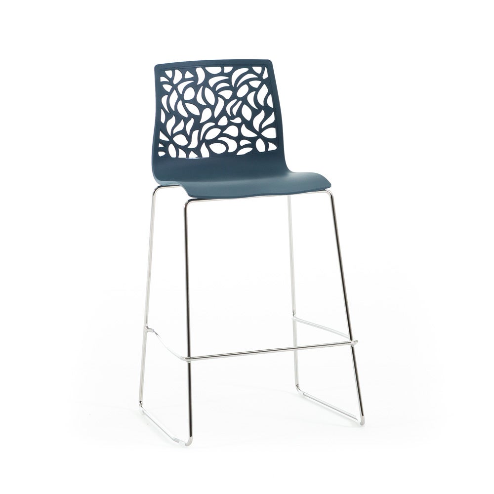 Taburete de cocina (altura del asiento: 65 cm) Anna XL Petróleo con ...