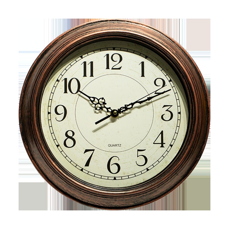 Reloj de pared vintage, redondo y decorativo, ideal para el hogar, la ...