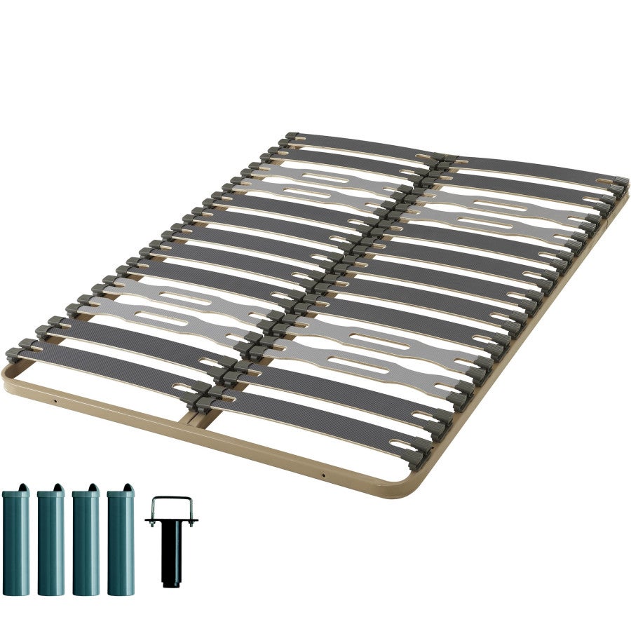 Sommier à lattes + pieds 140x200 C413 - 26 lattes bois - Fabrication ...