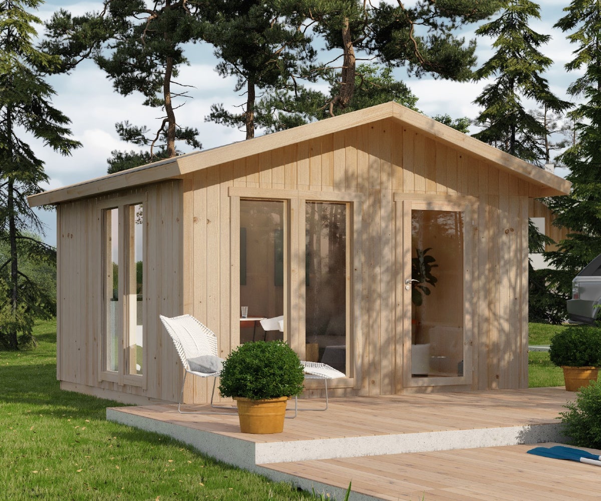 Maison de jardin Rosa Polhus, 4.5x4.7m dim. ext. (cas échéant incl ...